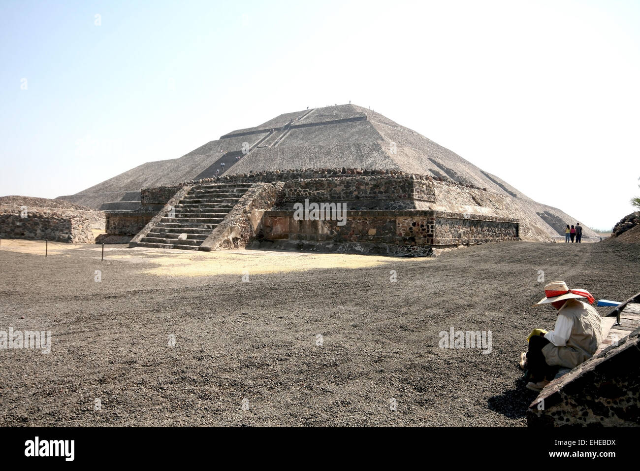 Pyramid of the Sun Stock Photo - Alamy