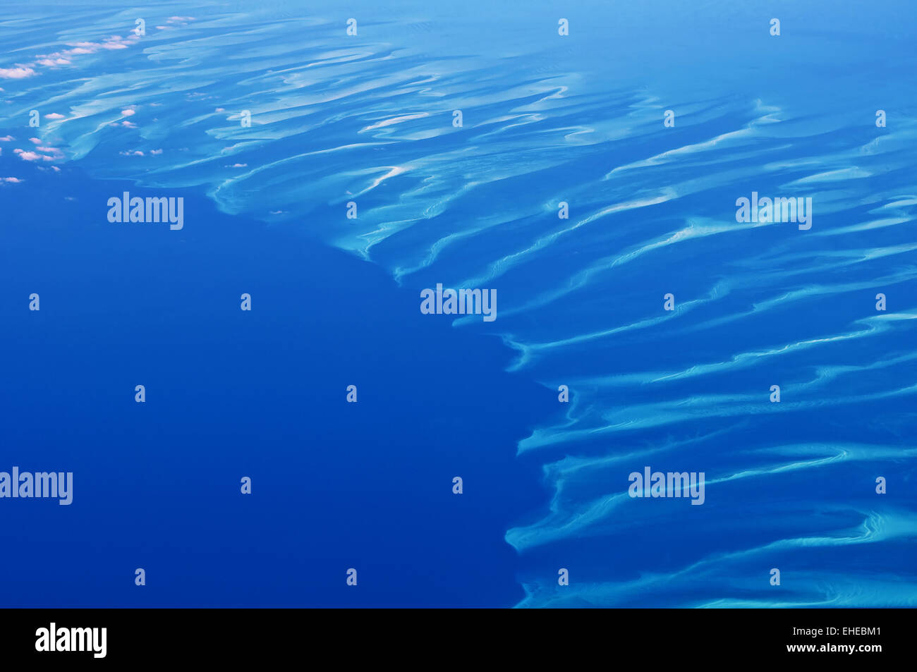 Flying over The Bahamas Stock Photo - Alamy