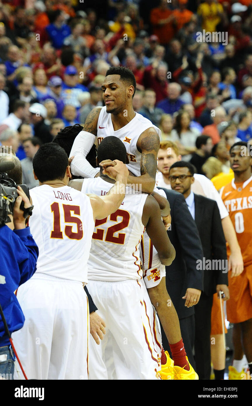 Kansas City, Missouri, USA. 12th Mar, 2015. Iowa State Cyclones guard ...