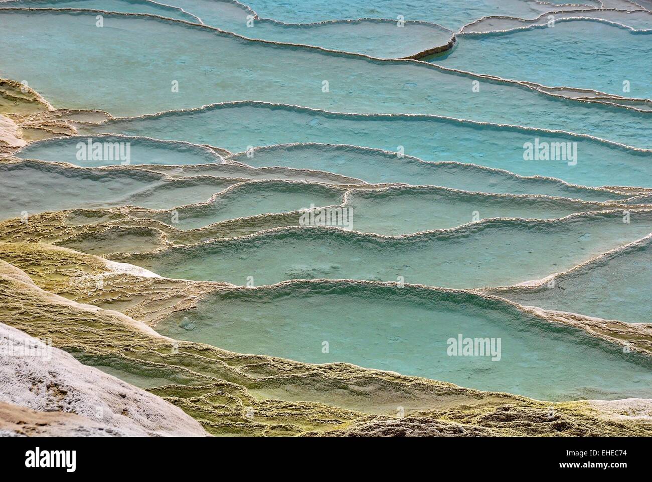Sinter at Pamukkale Stock Photo - Alamy