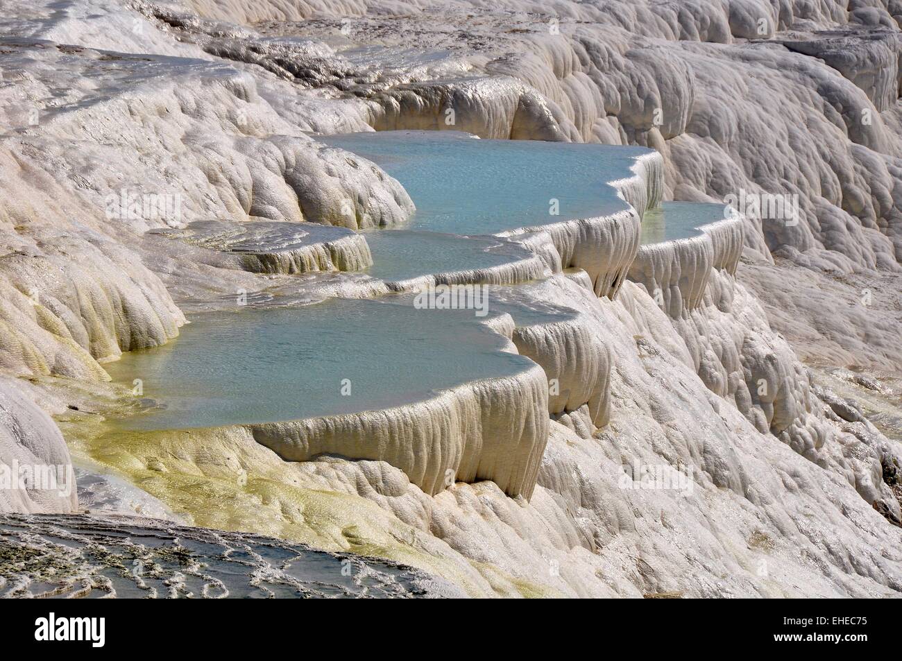 Sinter at Pamukkale Stock Photo - Alamy