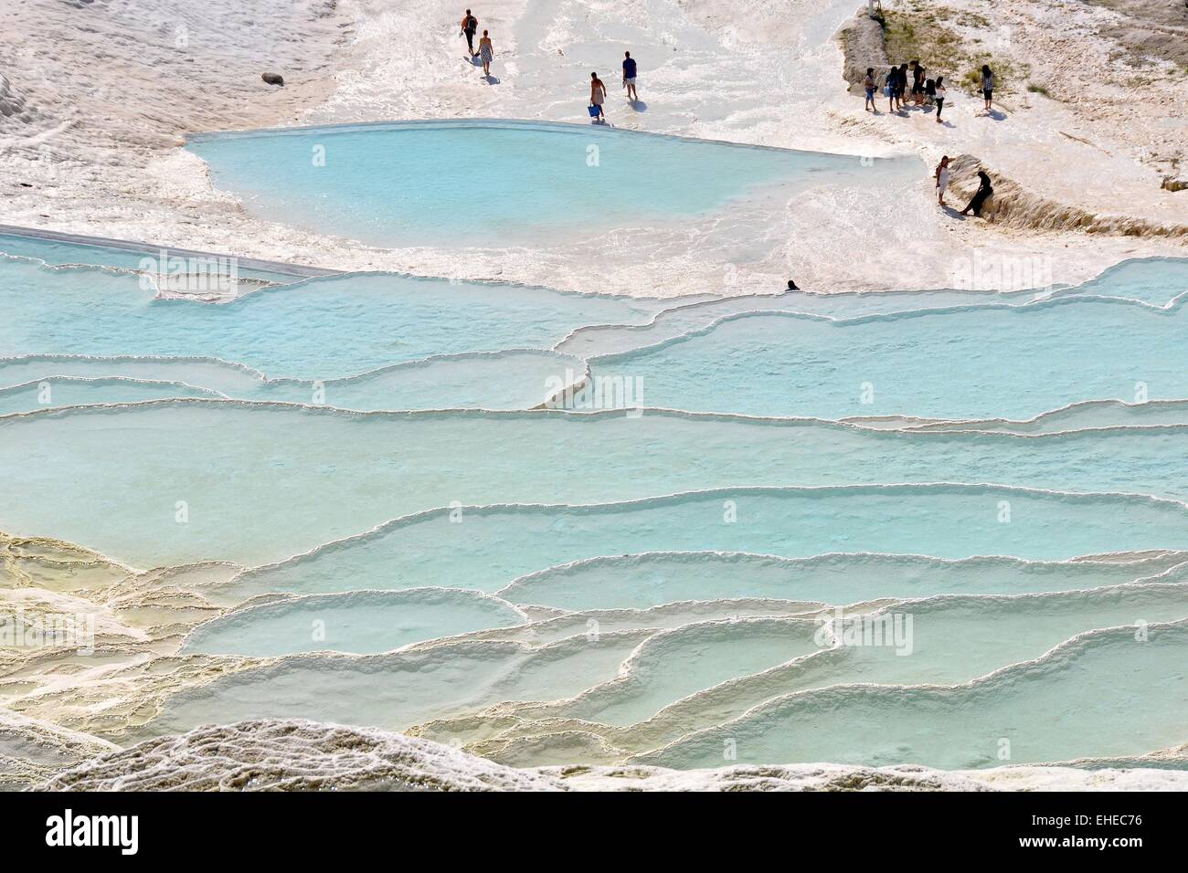 Sinter at Pamukkale Stock Photo - Alamy