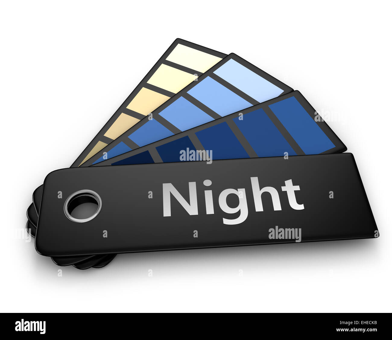 Color palette of night Stock Photo - Alamy