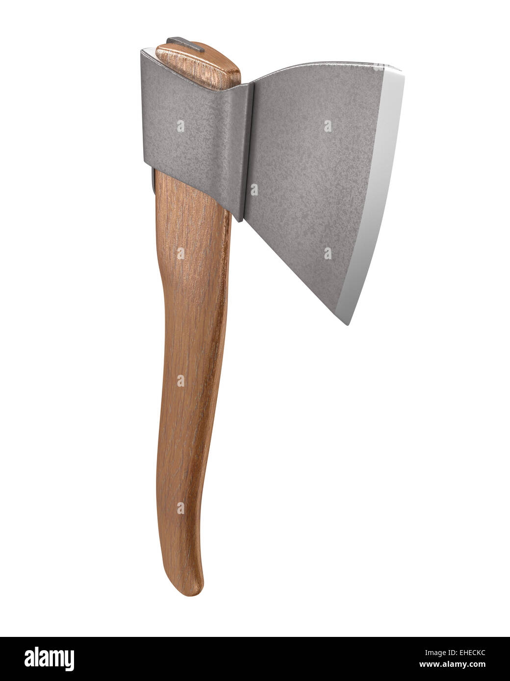 Axe on white background vertical Stock Photo - Alamy