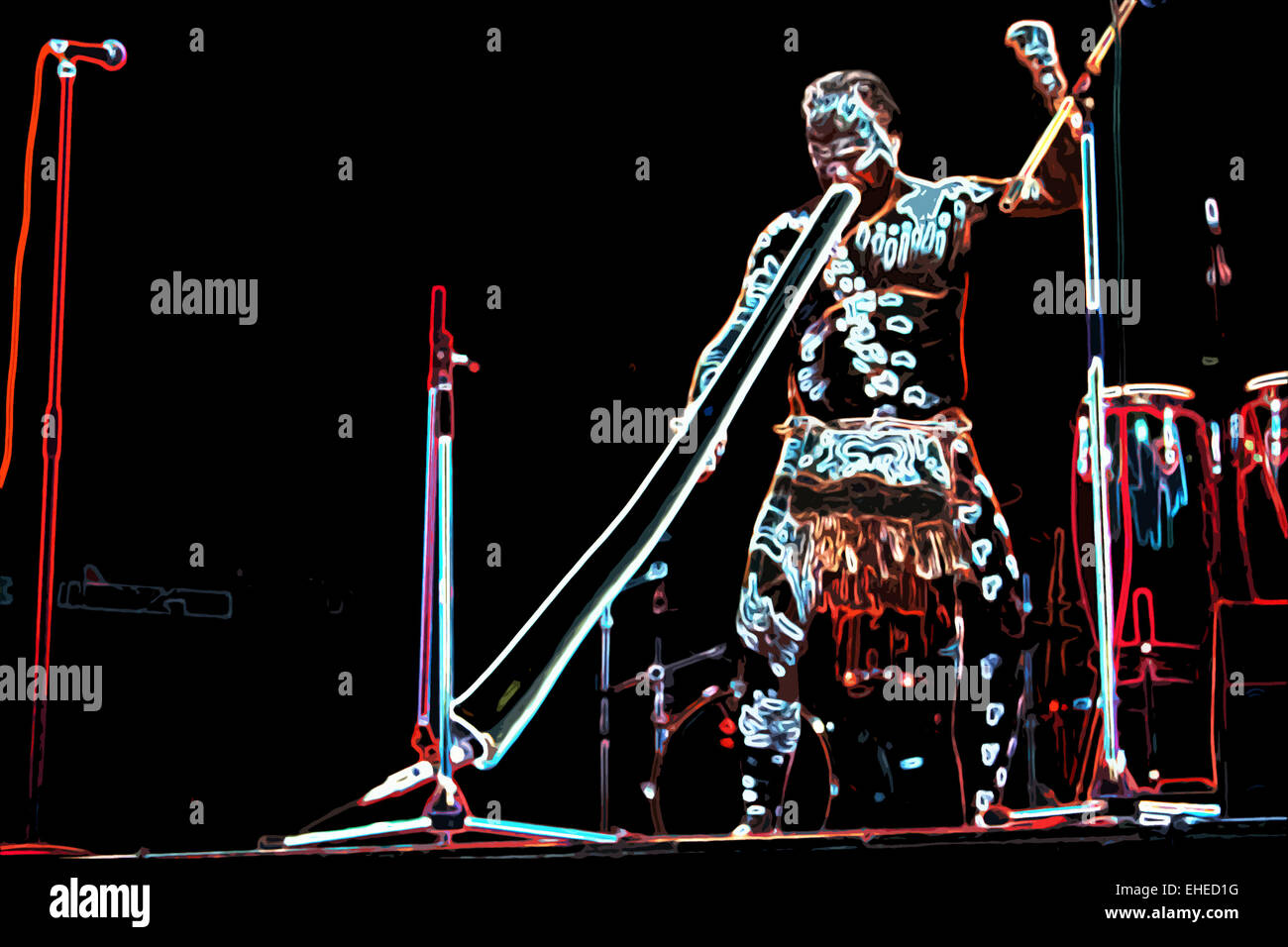 Digeridoo hi-res stock photography and images - Alamy