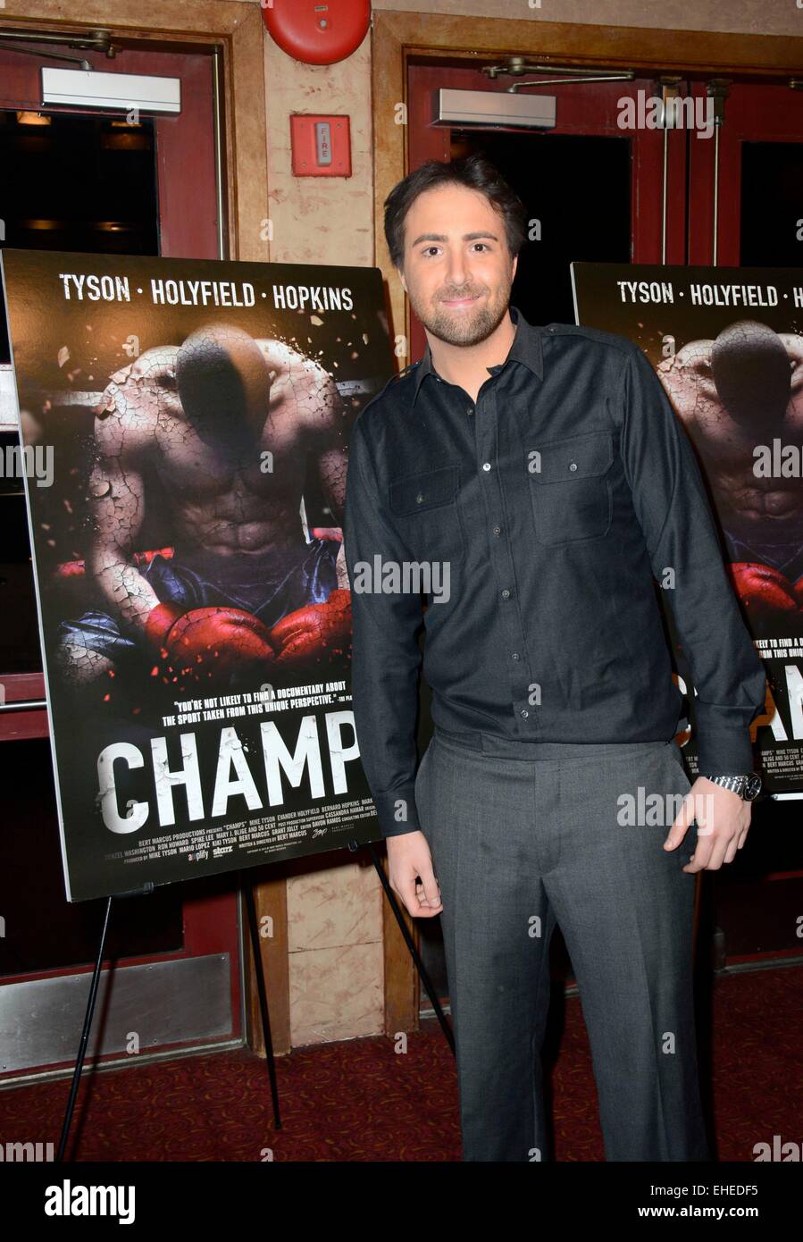 New York, NY, USA. 12th Mar, 2015. Bert Marcus at arrivals for CHAMPS ...