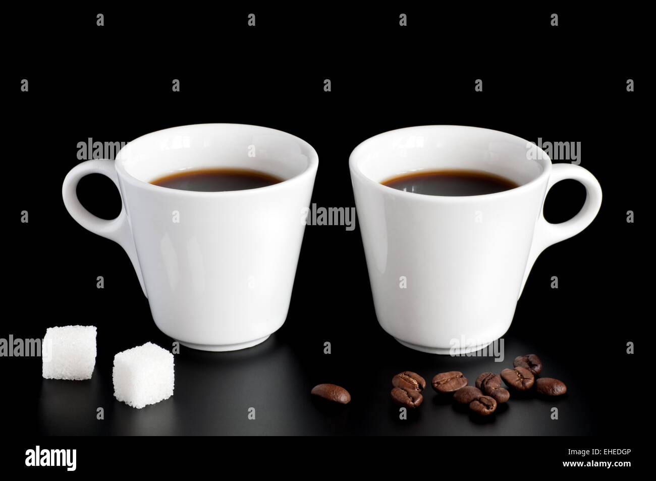 two coffee cups Stock Photo - Alamy