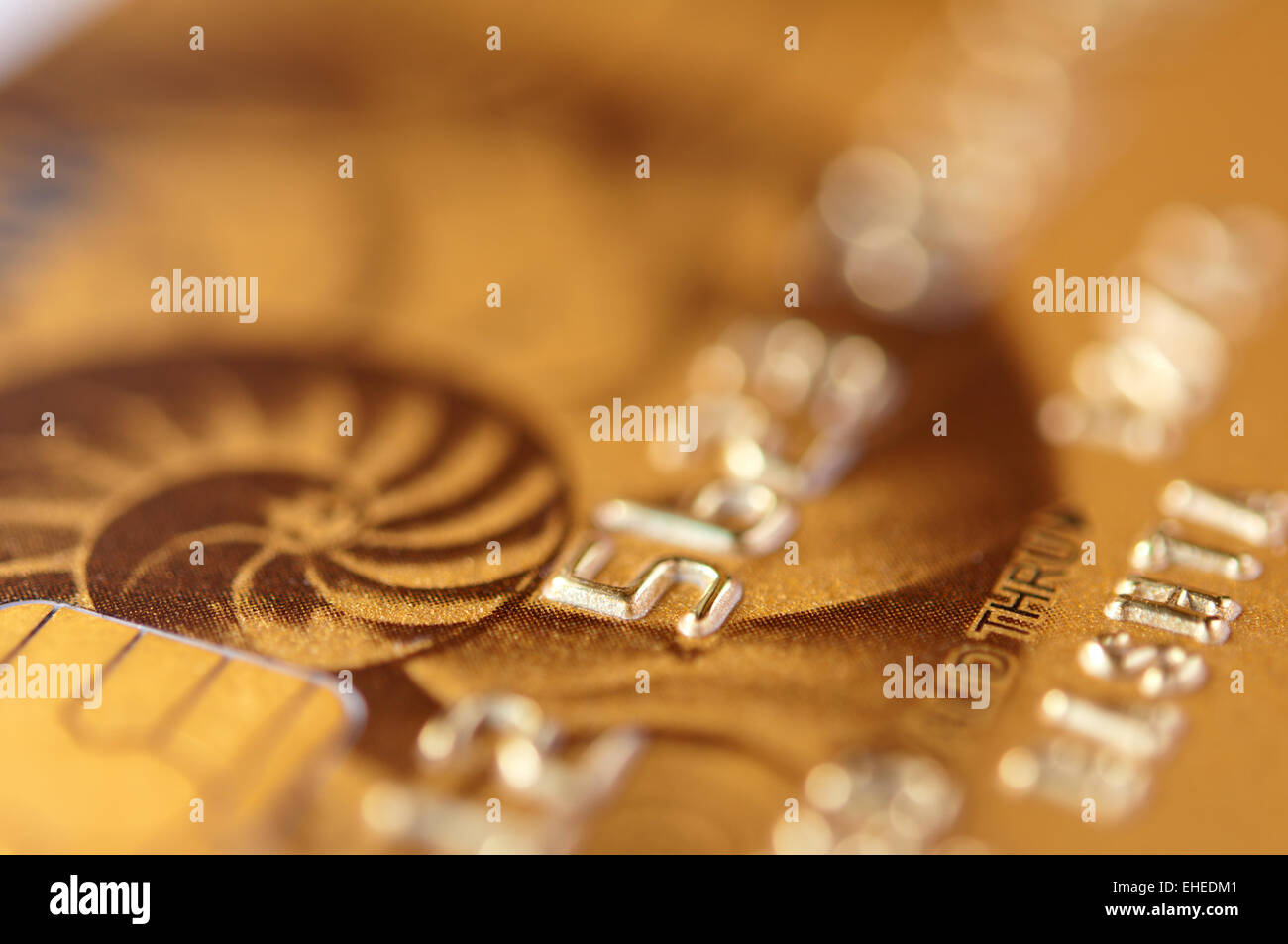 Gold bank card hi-res stock photography and images - Alamy