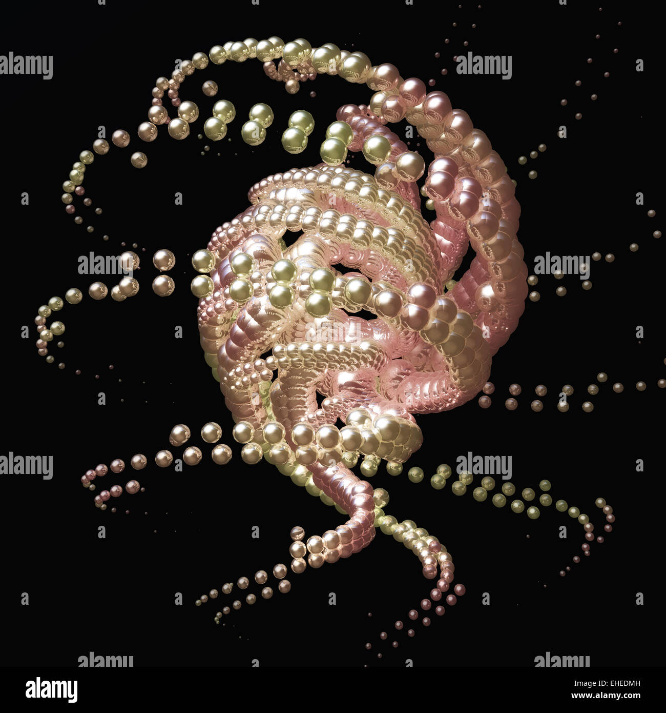 Dreidimensionale fraktale Struktur Stock Photo - Alamy