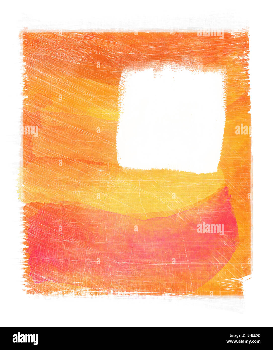 Orange abstract watercolor background Stock Photo - Alamy