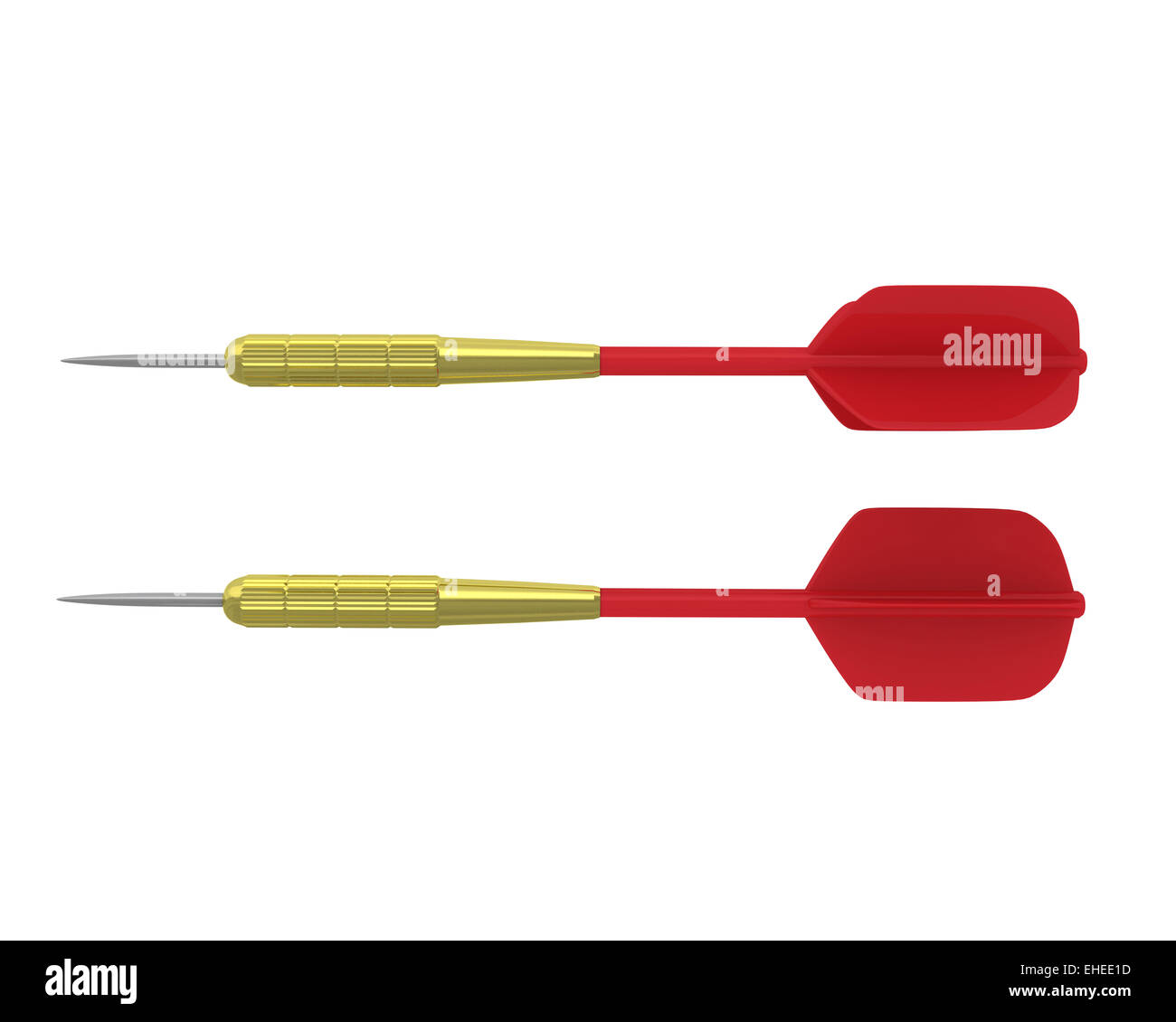 Two darts side view Stock Photo - Alamy