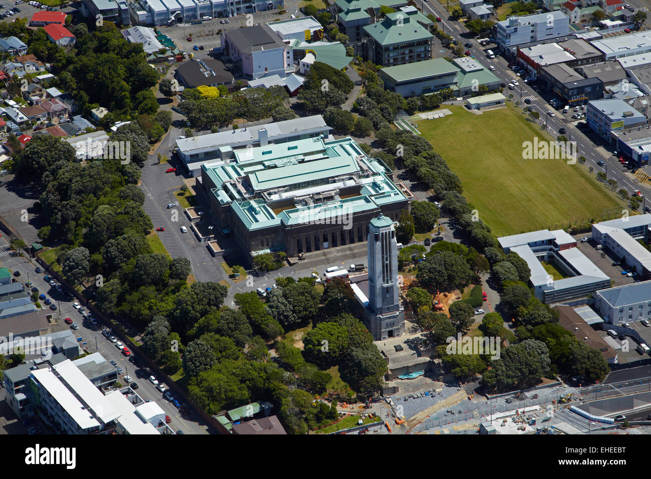 National War Memorial and former NZ Dominion Museum Building ...