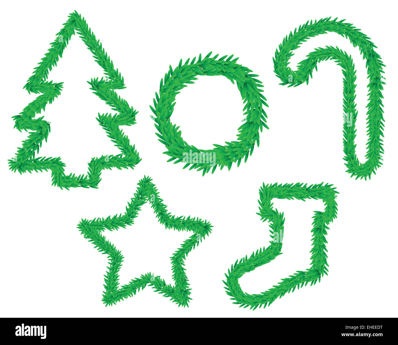 Christmas decorations elements ornaments Cut Out Stock Images ...