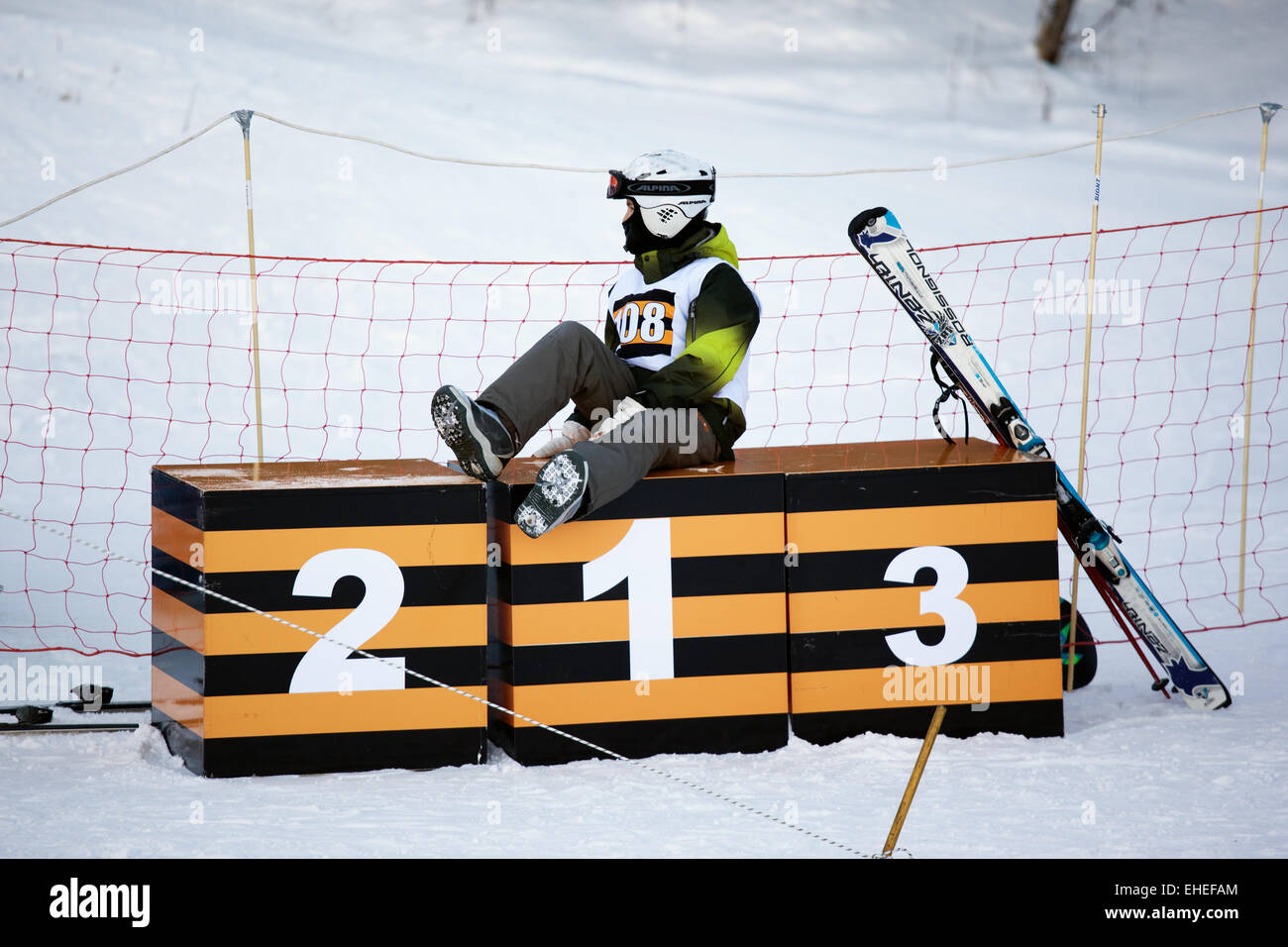 Podium athlete hi-res stock photography and images - Alamy
