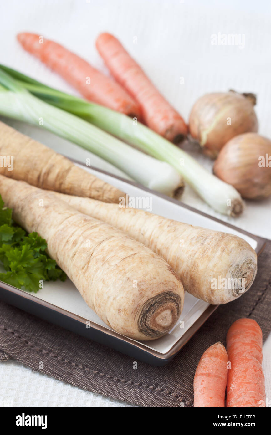 Parsnips and other Vegetables Stock Photo - Alamy
