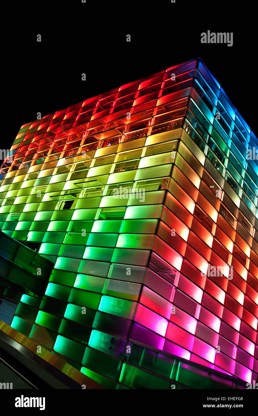 Multi Colored Building Stock Photo - Alamy