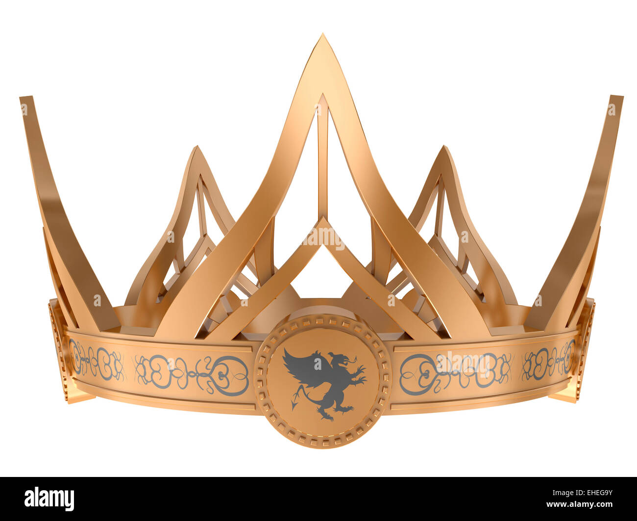 Gold crown hi-res stock photography and images - Alamy