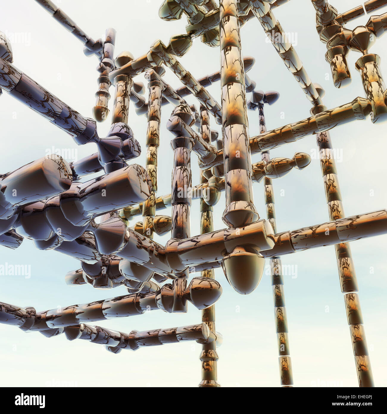 Three-dimensional fractal structure Stock Photo - Alamy