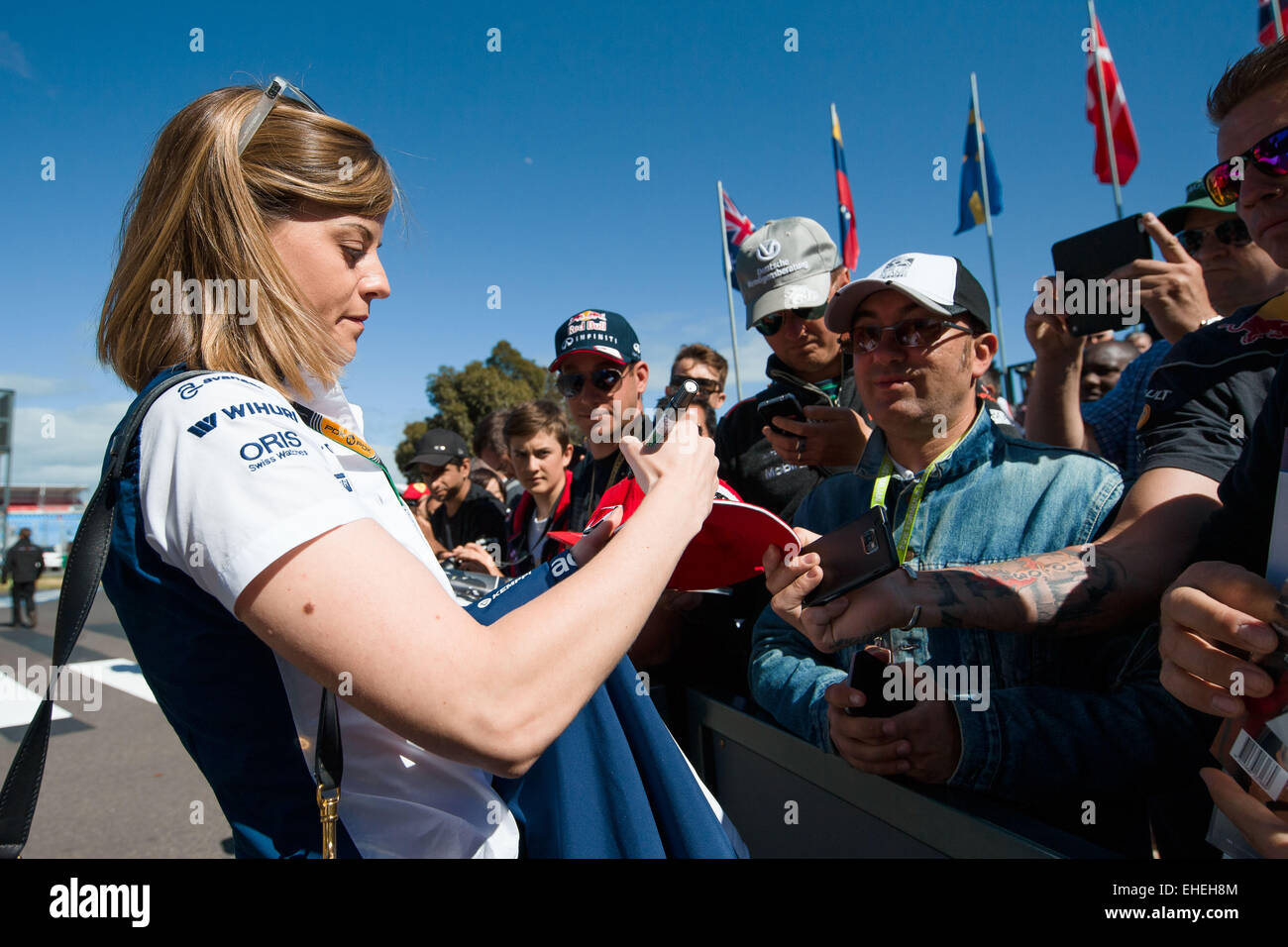 Albert Park, Melbourne, Australia. 13th Mar, 2015. Susie Wolff from the ...