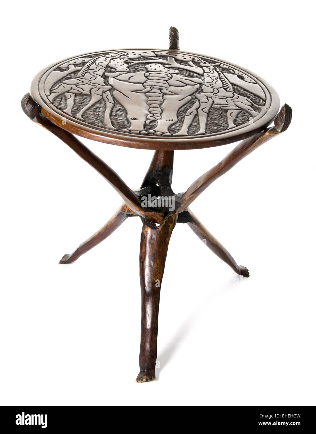 African round table Stock Photo - Alamy