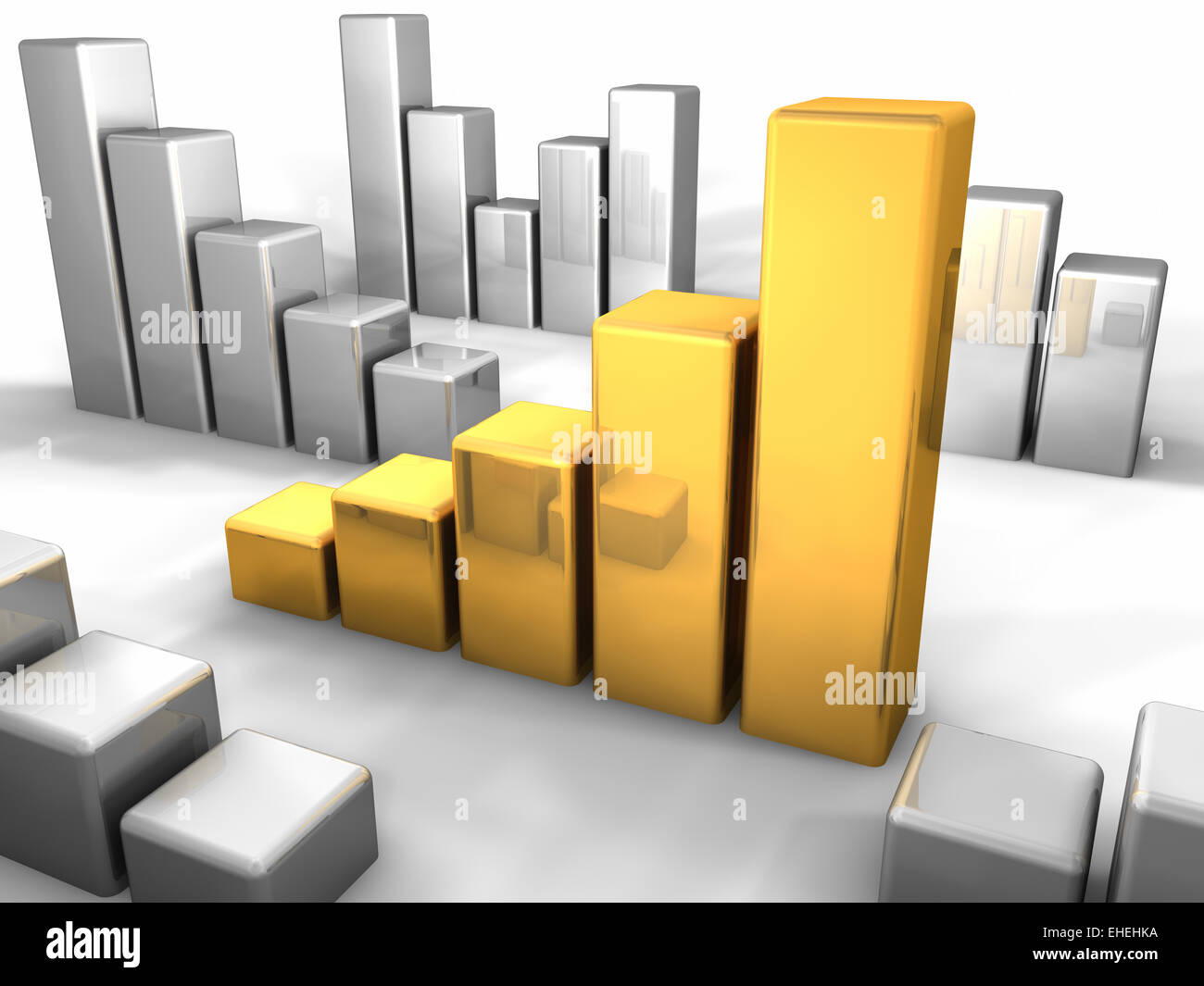 Gold chart and graph hi-res stock photography and images - Alamy