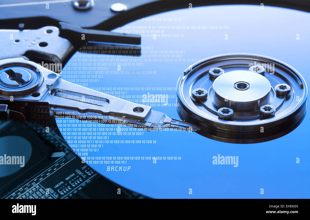 Hard Disk Drive Detail Stock Photo Alamy