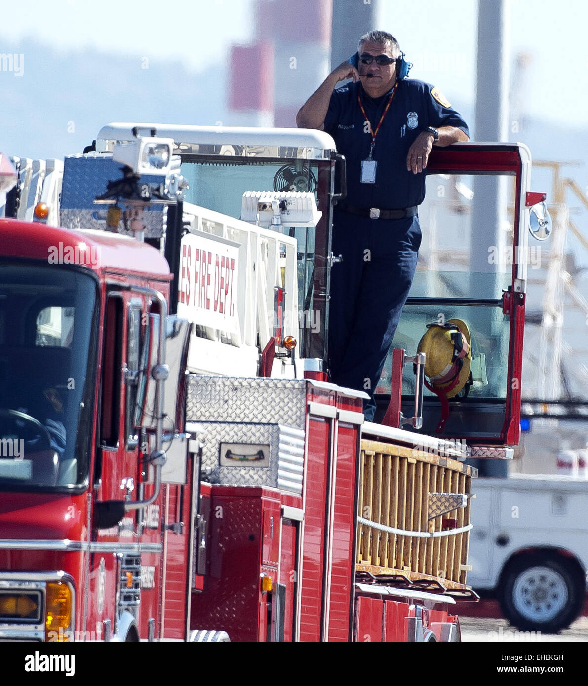 Tiller fire truck hi-res stock photography and images - Alamy