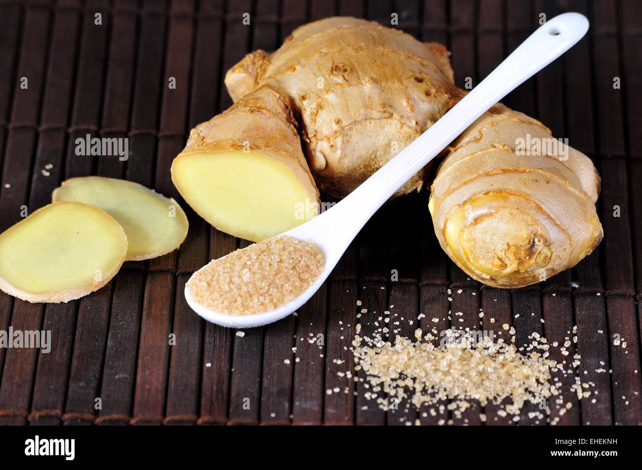 ginger Herbal Cosmetics Stock Photo - Alamy