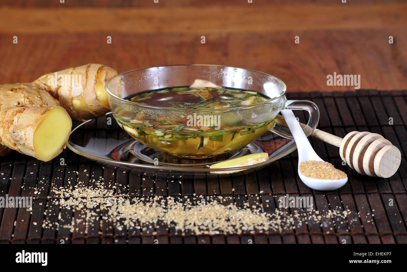 ginger Herbal Cosmetics Stock Photo - Alamy