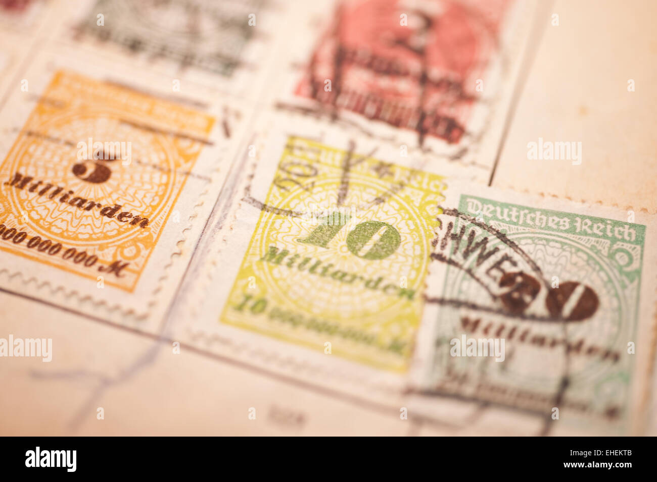 German Stamps Inflation High Resolution Stock Photography and Images ...
