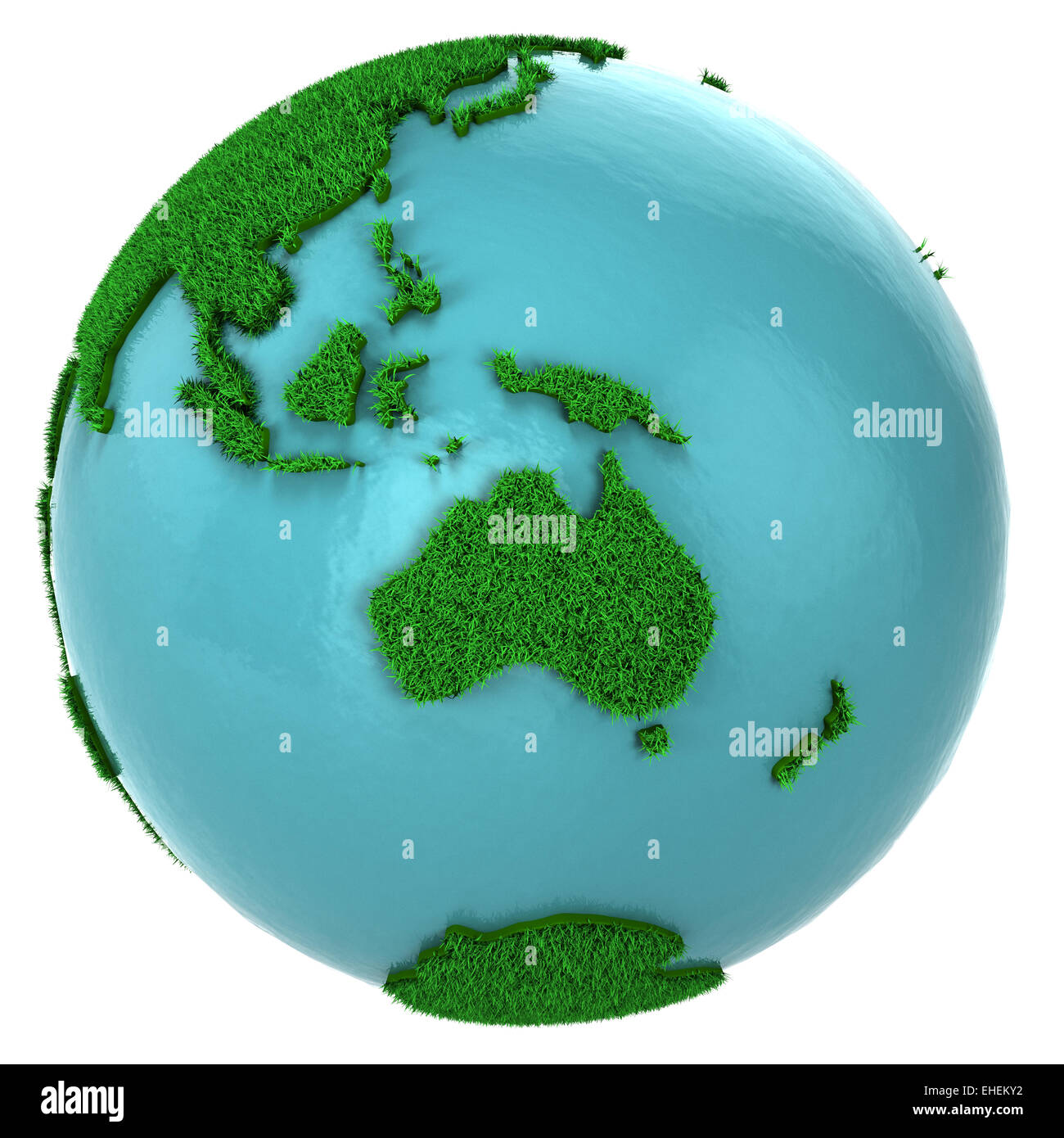 Australia australasia globe map hi-res stock photography and images - Alamy