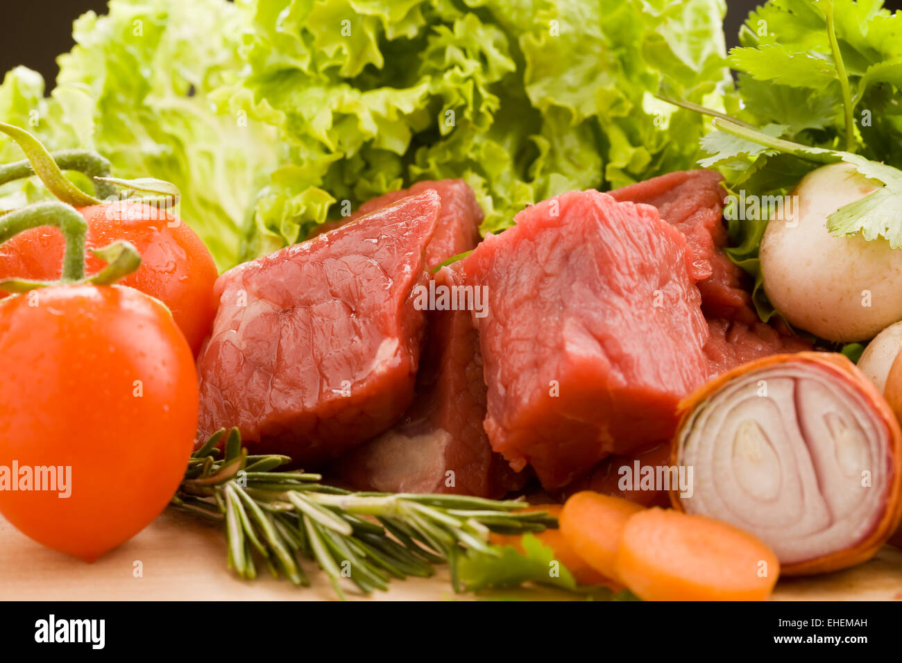 Diced meat hi-res stock photography and images - Alamy