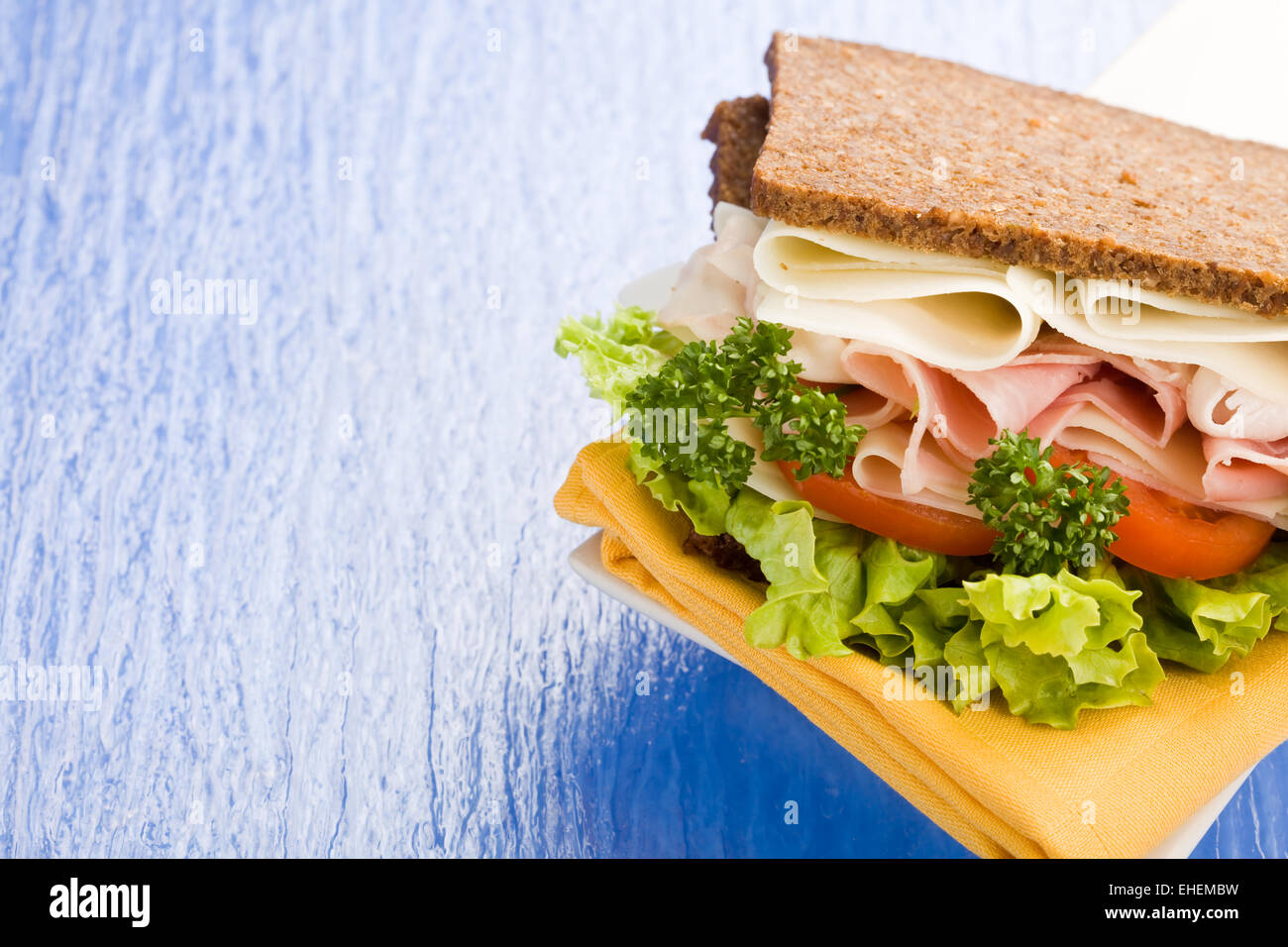 Ham sandwich hi-res stock photography and images - Alamy