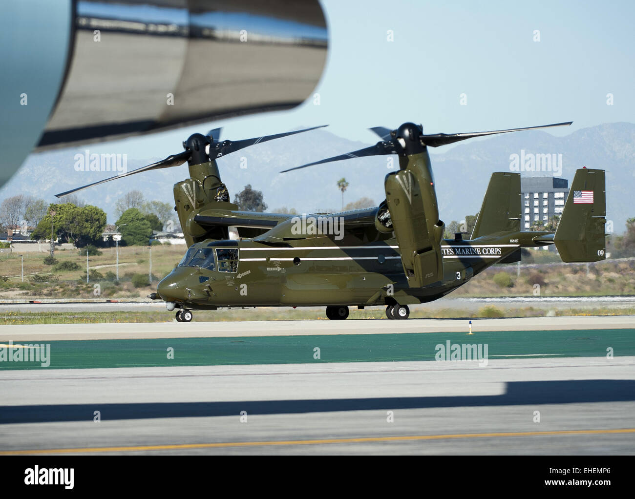 Los Angeles, California, USA. 12th Mar, 2015. Several MV-22B Osprey ...