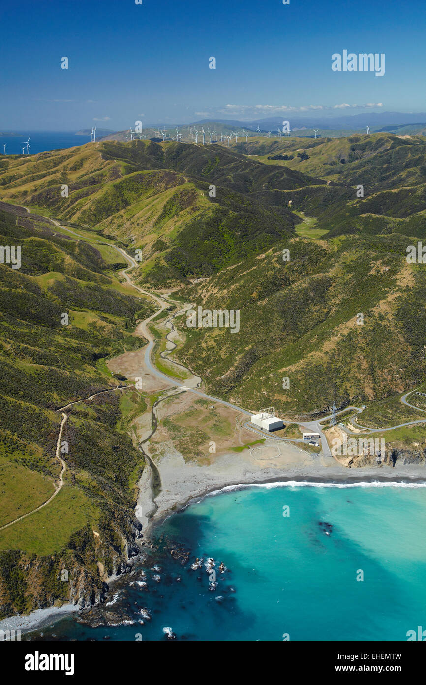 Oteranga Bay, Cook Strait Electricity Cable Terminal, and Makara Wind ...
