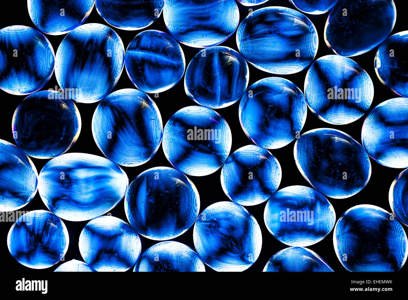 blue gass beads Stock Photo - Alamy