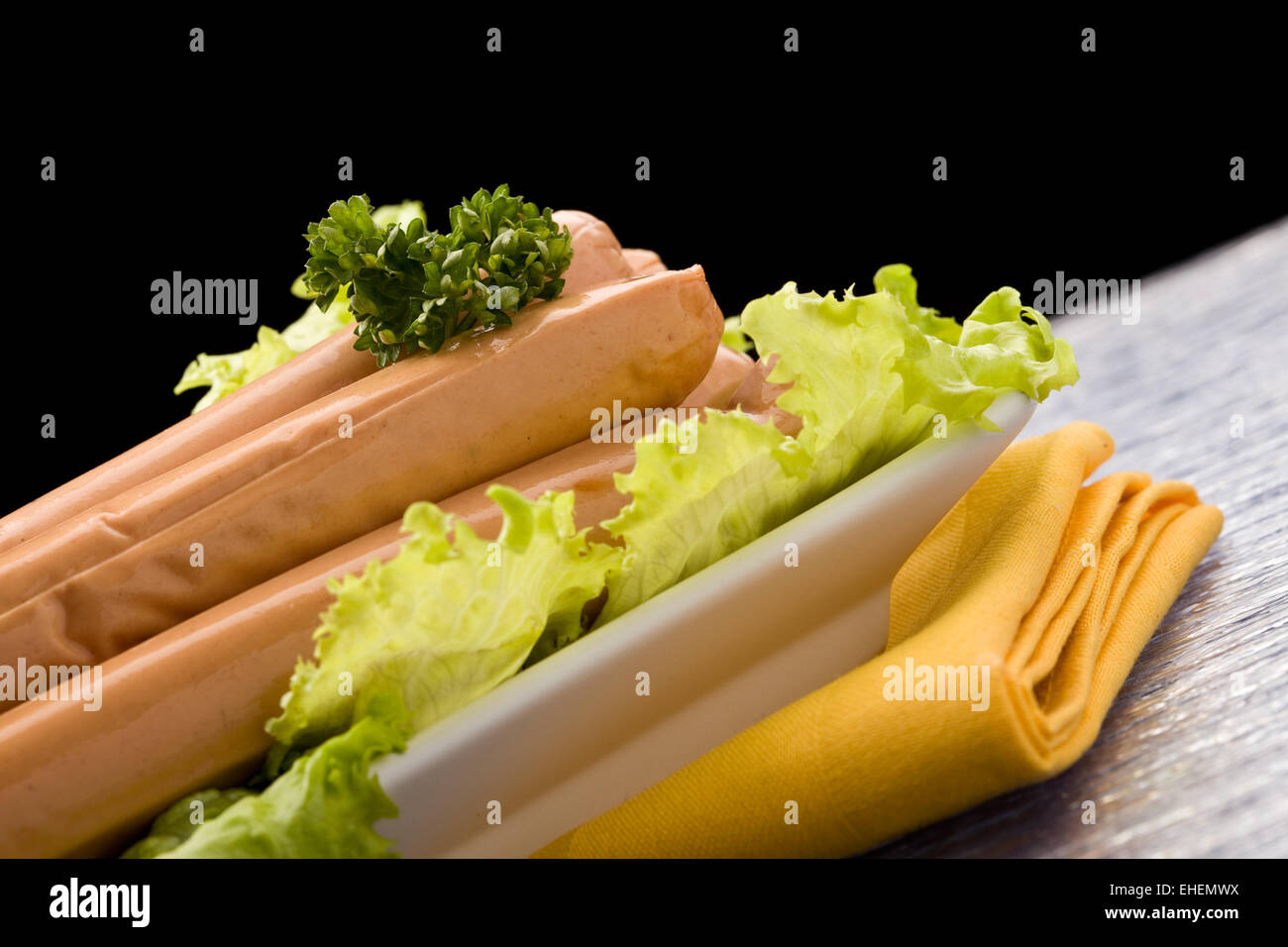 German frankfurters hi-res stock photography and images - Alamy