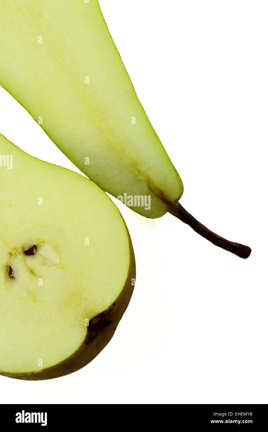 isolated slices of pear Stock Photo - Alamy