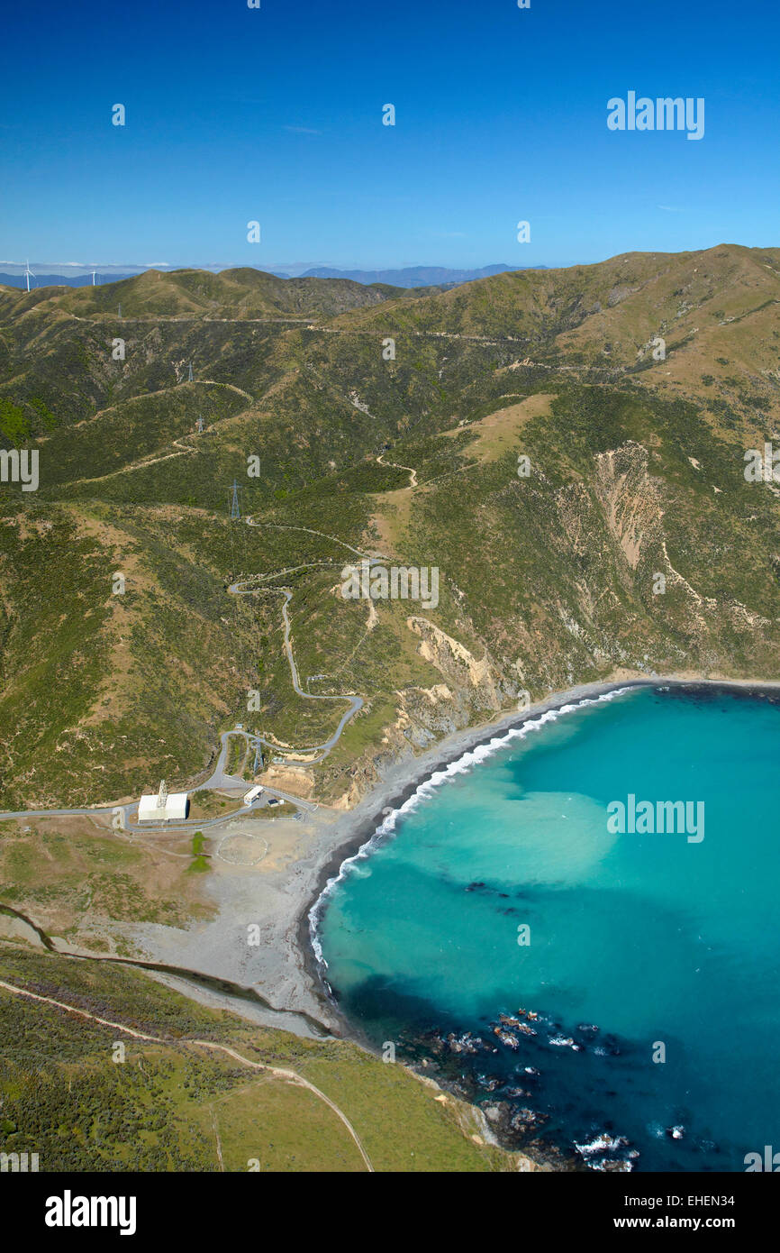 Oteranga Bay, and Cook Strait Electricity Cable Terminal, South Coast ...