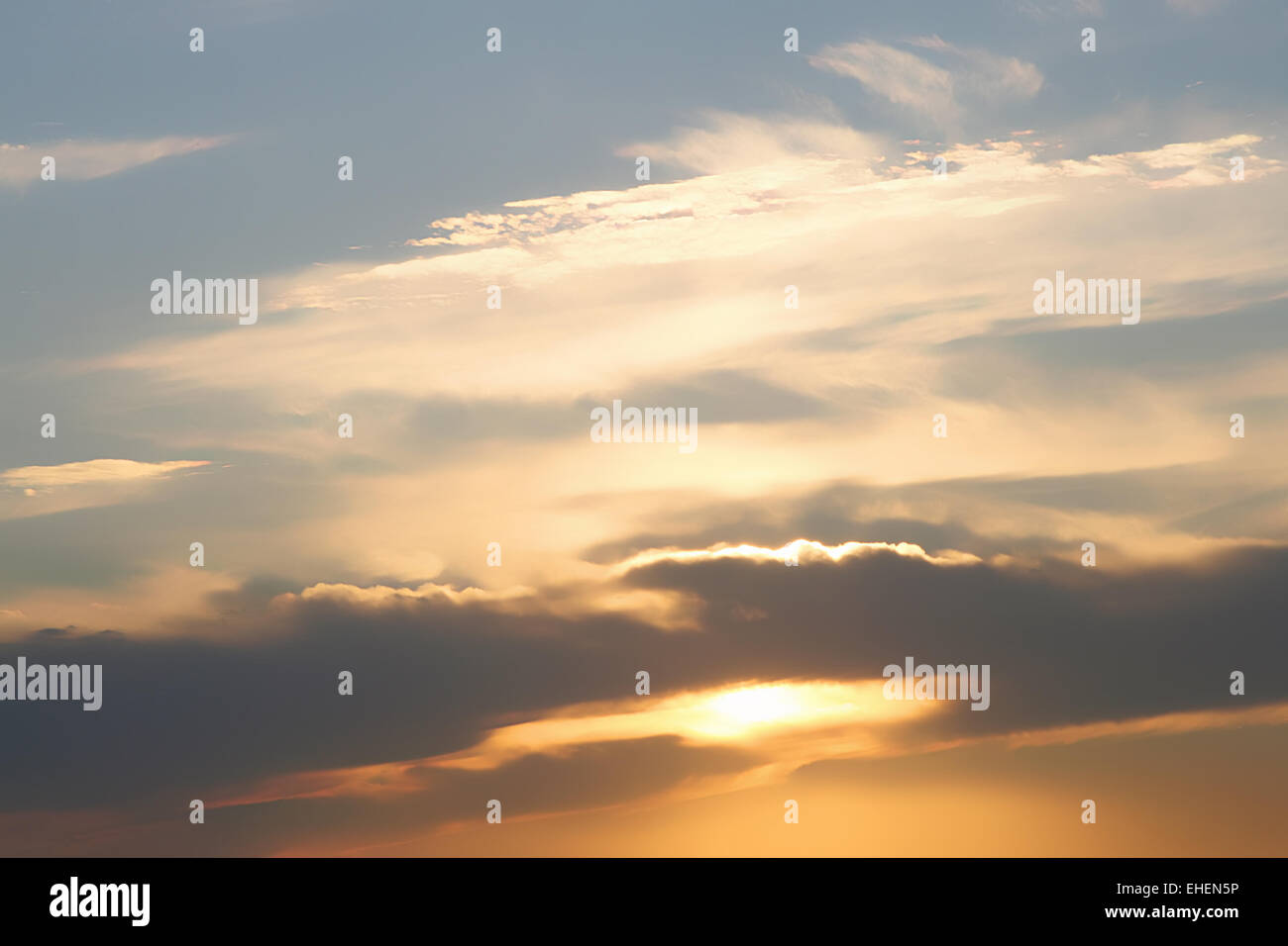 evening sky background Stock Photo - Alamy