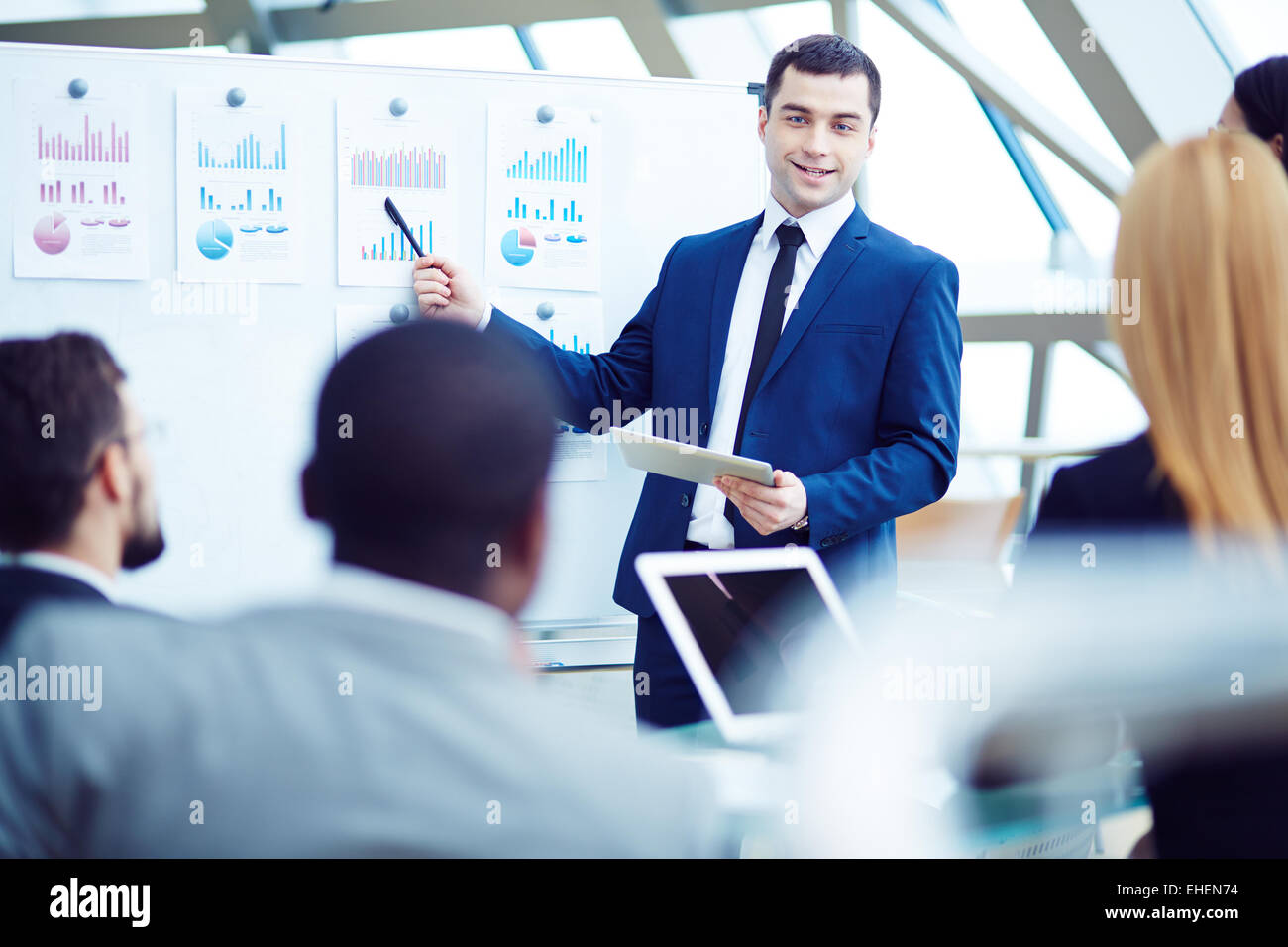 CEO explaining his plan Stock Photo - Alamy