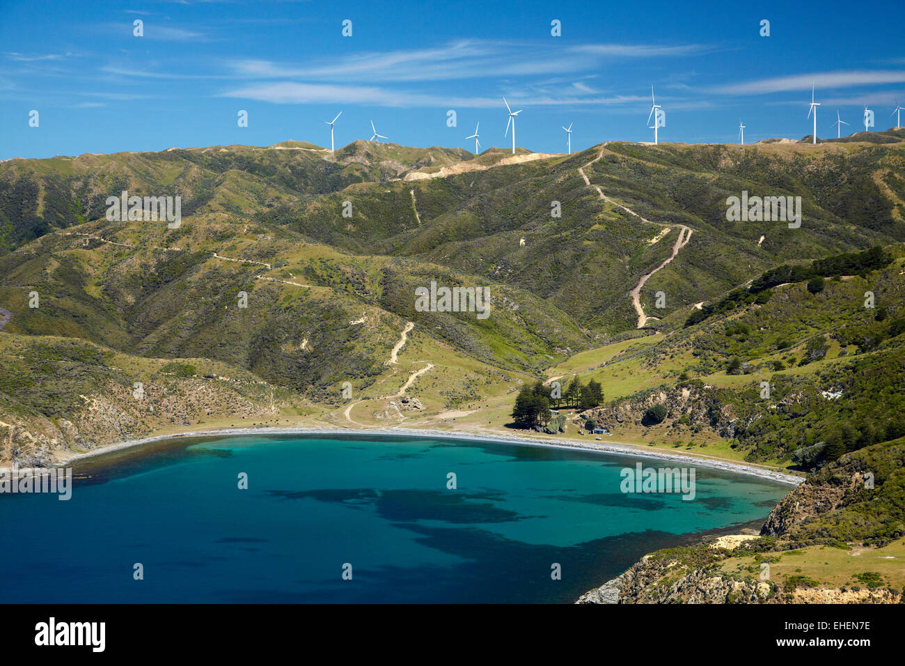 Te Ikaamaru Bay, and Makara Wind Farm (Project West Wind) Wellington ...
