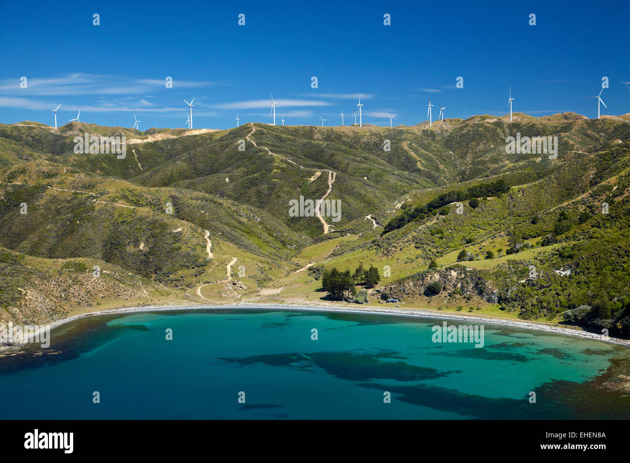 Te Ikaamaru Bay, and Makara Wind Farm (Project West Wind) Wellington ...