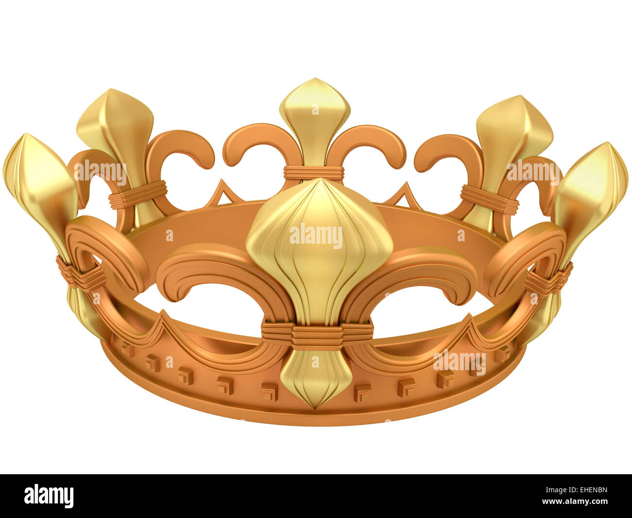Ancient gold crown Cut Out Stock Images & Pictures - Alamy