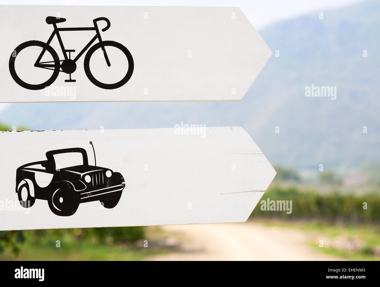 Bikes sign hi-res stock photography and images - Alamy
