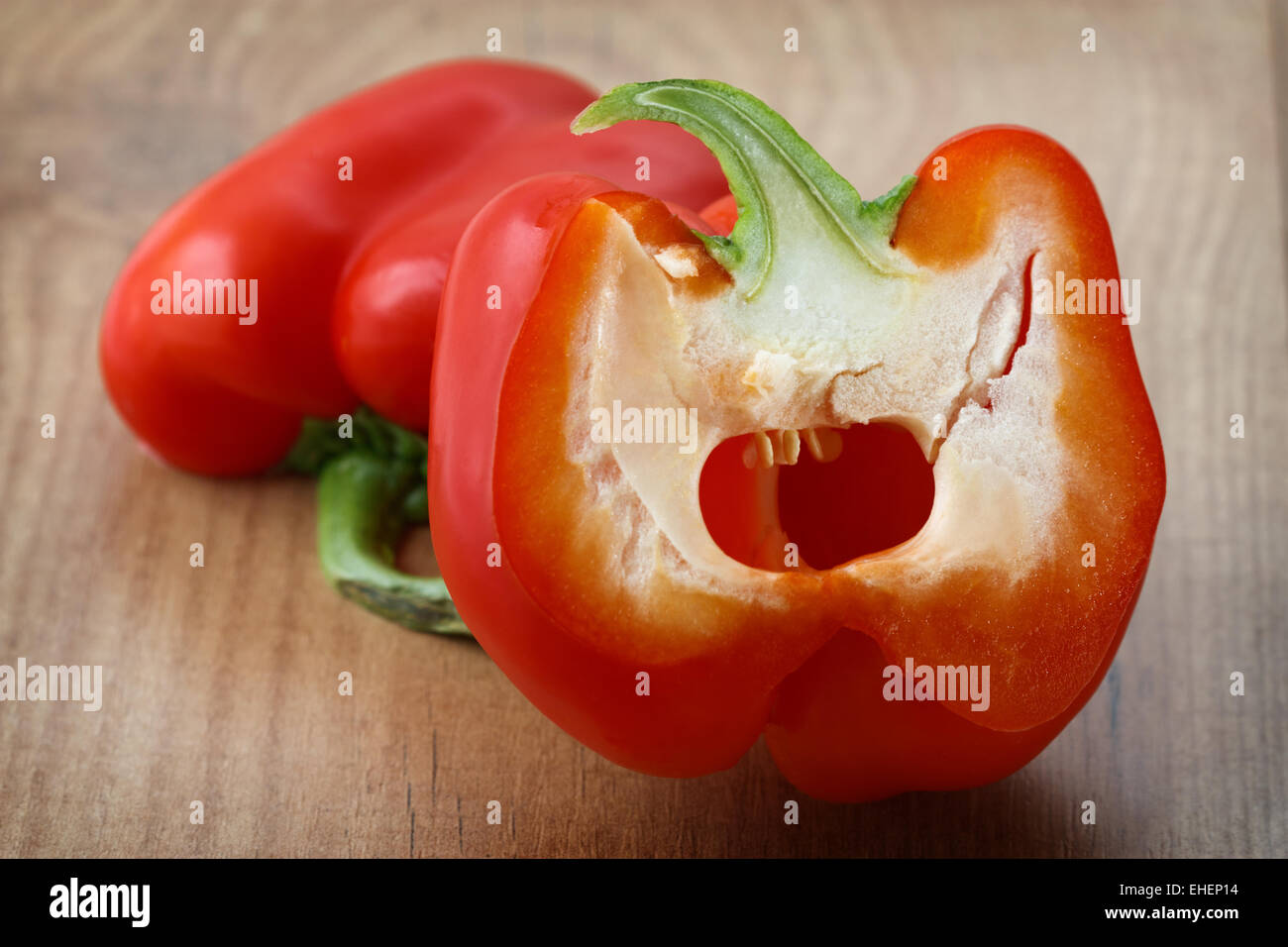 Red Bell Pepper Stock Photo - Alamy