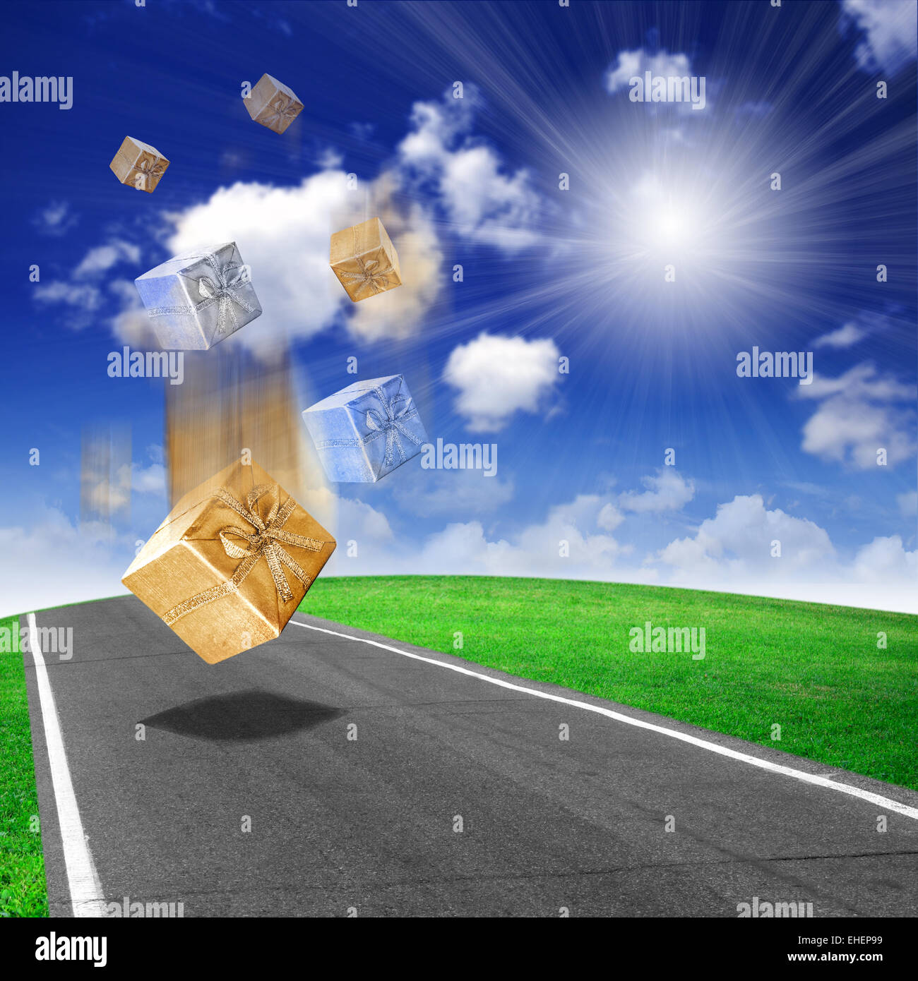 Carnival of gifts Stock Photo - Alamy