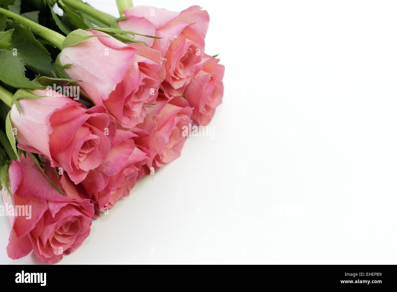 isolated lying bouquet of roses Stock Photo - Alamy