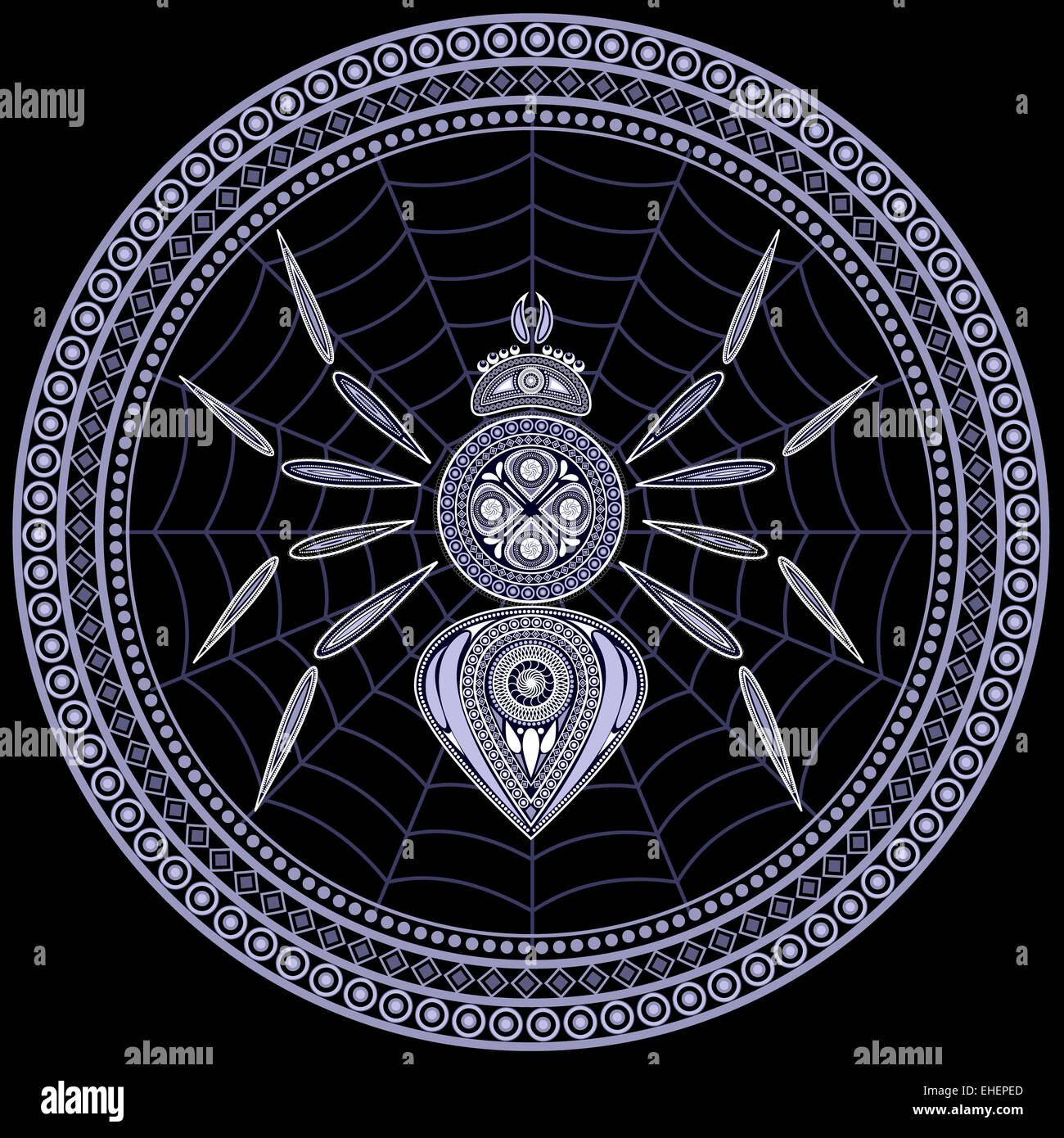 Stylized spider hi-res stock photography and images - Alamy