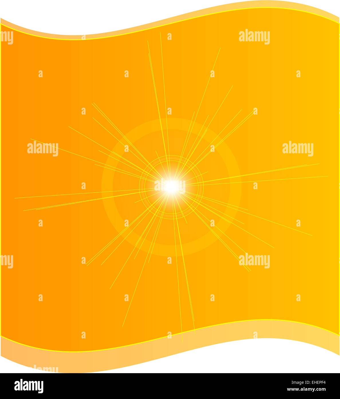 Graphic background yellow sun Stock Photo - Alamy